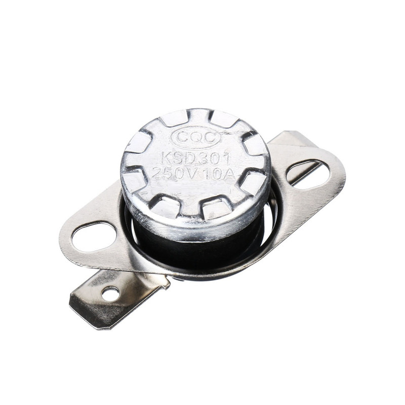 THERMAL CUTOFF, 250V, 10A, 85C, N/C, KSD301